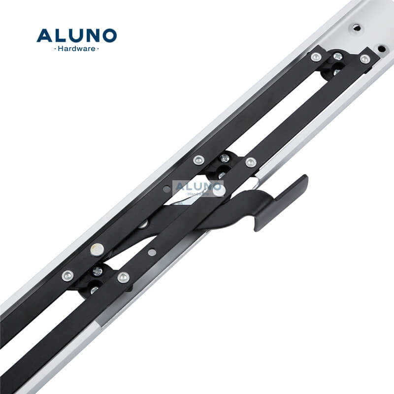 ALUNO High Glossy Ventilation Aluminum Plastic Louver Frame Shutter ...